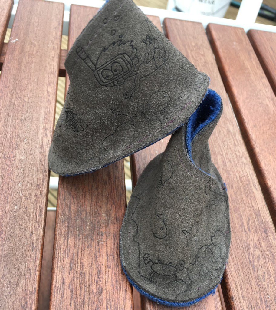 Sew Anyway, Chapter 1: Laser Engraved Suede Baby Boots - Leekworld